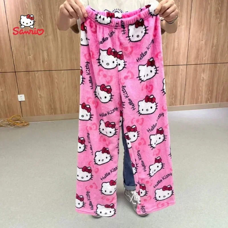 Miniso-Pajamas-for-Women-Kawaii-Summer-Clothes-Flannel-Pajamas-Black ...