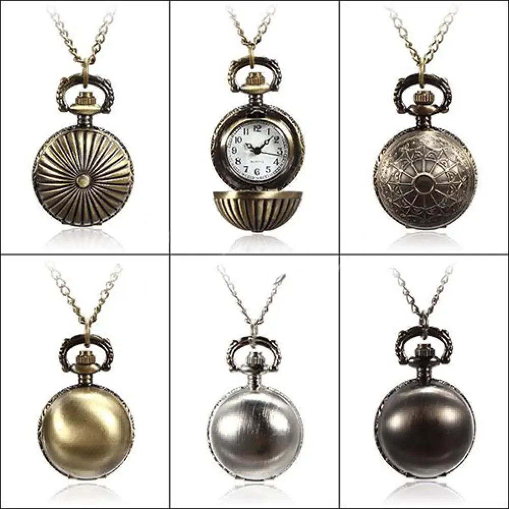 Quartz-Pocket-Watches-Retro-Ball-Metal-Steampunk-Quartz-Necklace ...