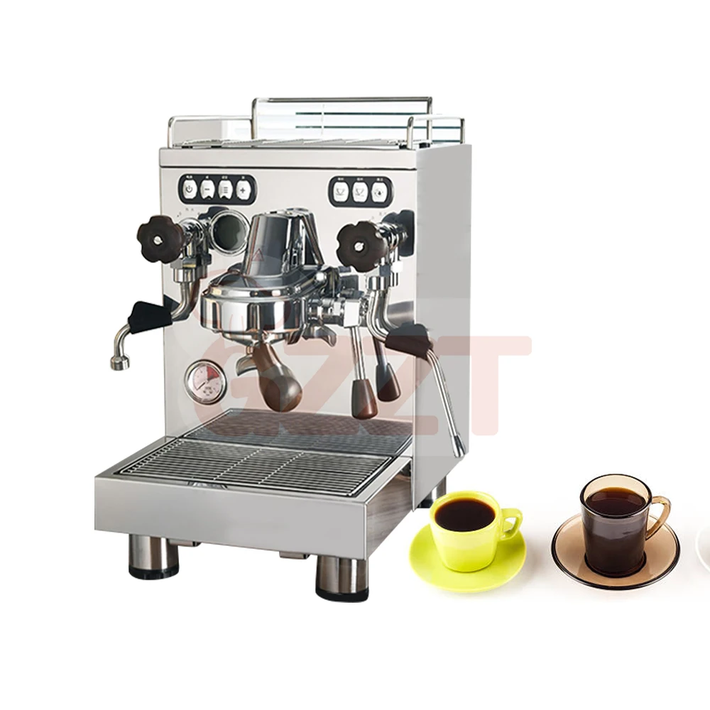 GZZT cafetera semiautomática profesional, máquina de café Espresso de 15Bar, presión de vapor de ...
