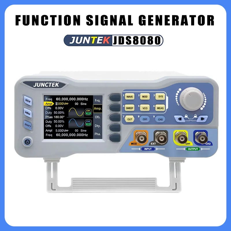 JUNCTEK-JDS8060-JDS8080-Dual-Channel-Function-Waveform-Signal-Generator ...