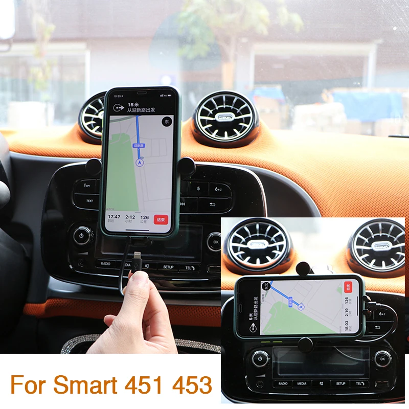 Car Radio Air Vent Adjustable Mobile Phone Holder Navigation Bracket ...