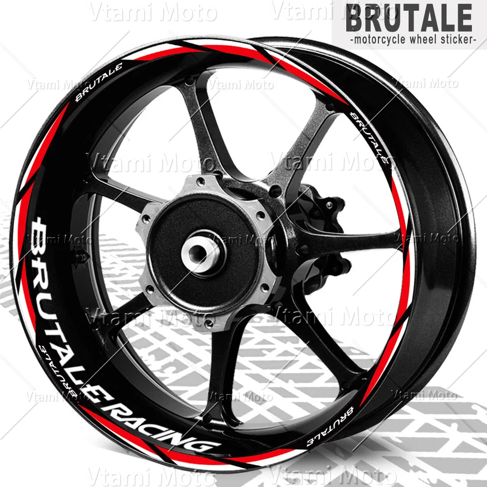 Reflective Motorcycle Wheel Sticker Tire Rim Decals For Mv Agusta ...
