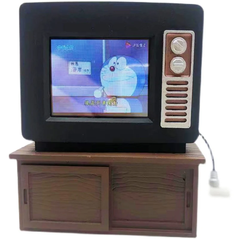 Dollhouse-Retro-Mini-Portable-Touch-Screen-TV-Model-For-Dollhouse ...