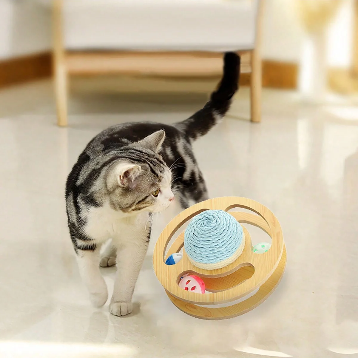 1pc-Cat-spinning-wheel-toy-planetary-design-toy-sisal-tumbler-wear ...