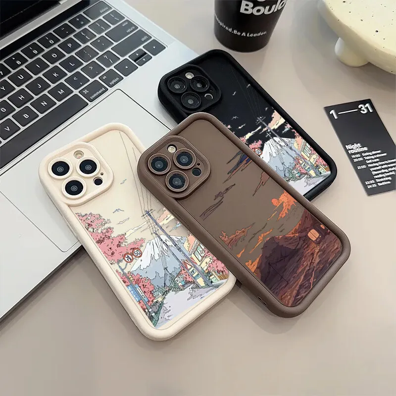 Anime Scenery Sunset Phone Case - Vibrant and Stylish Protective Cover ...