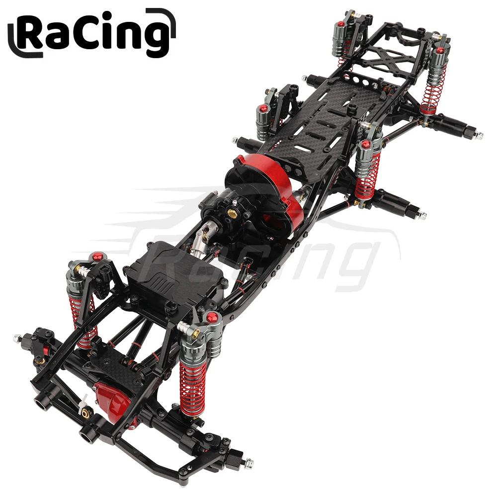 Aluminum Alloy Metal 6x6 RC Car Chassis Frame with Front Middle Rear ...