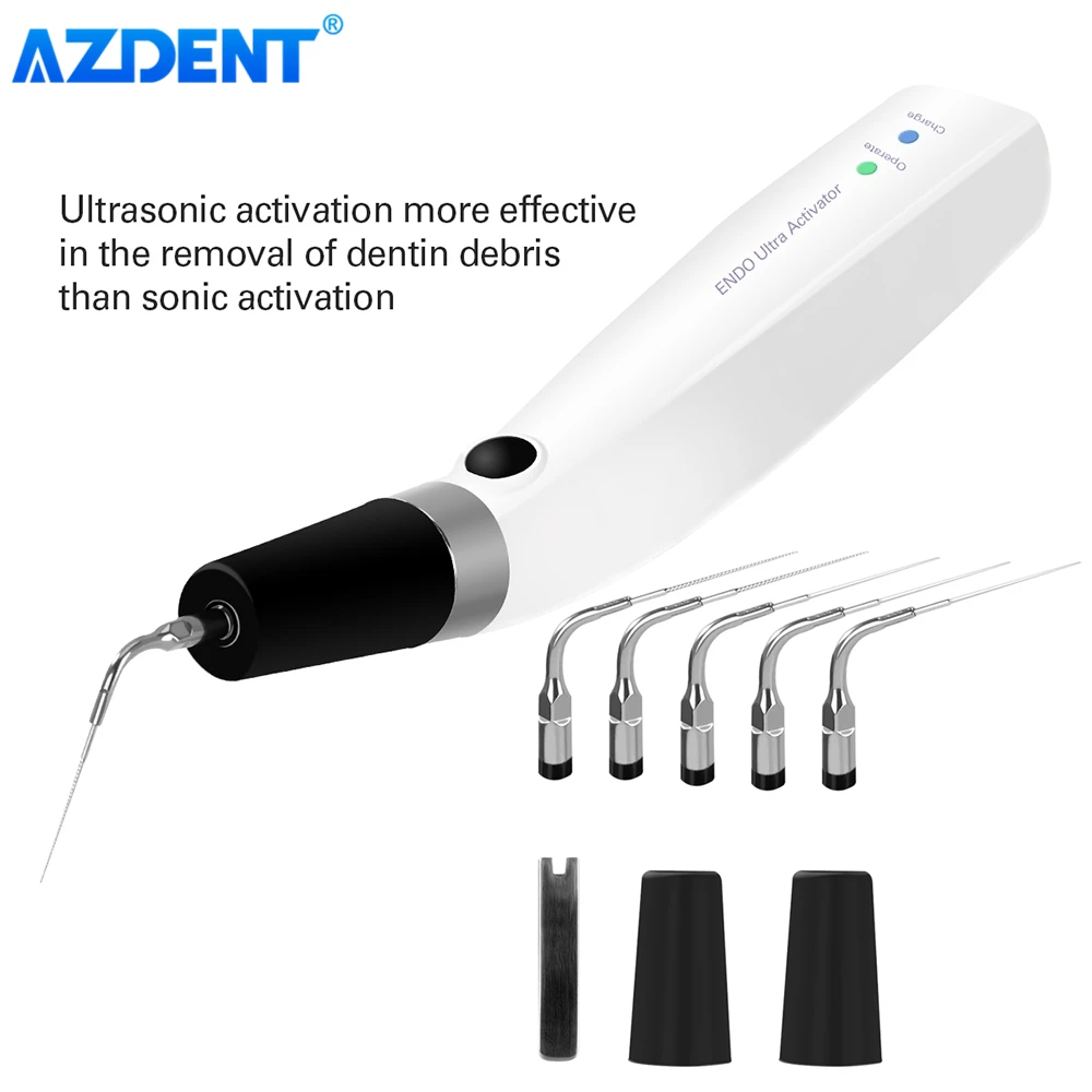 AZDENT-Dental-Endo-Ultrasonic-Activator-6-Tips-Cordless-Endodontic ...
