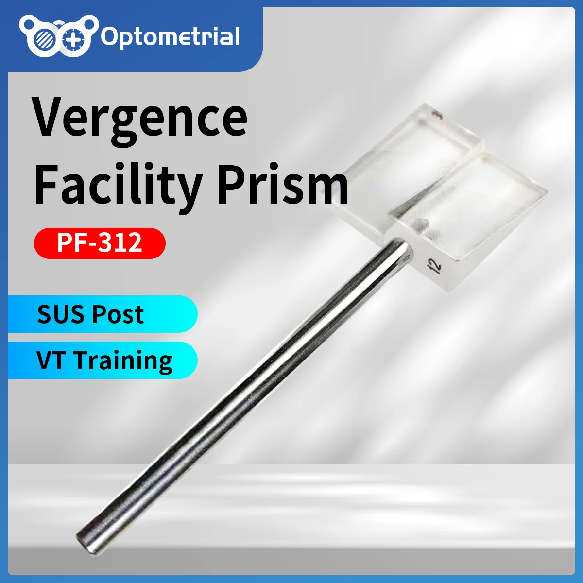 Vergence Facility Prism 12/3 Eye Strabismus Diagnostic 12 BO/3 BI Low ...