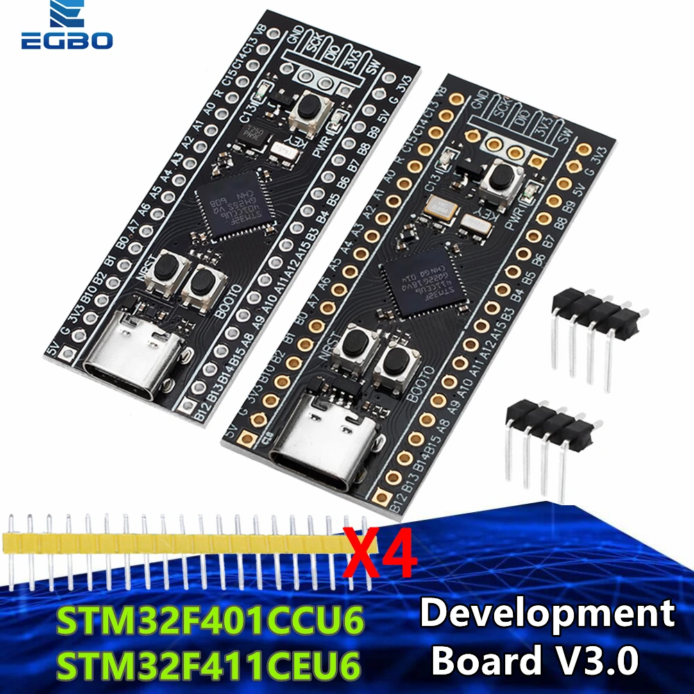 EGBO-Original-STM32F401-256KB-ROM-Development-Board-V1-2-STM32F401CCU6-STM32F411CEU6-STM32F4 ...