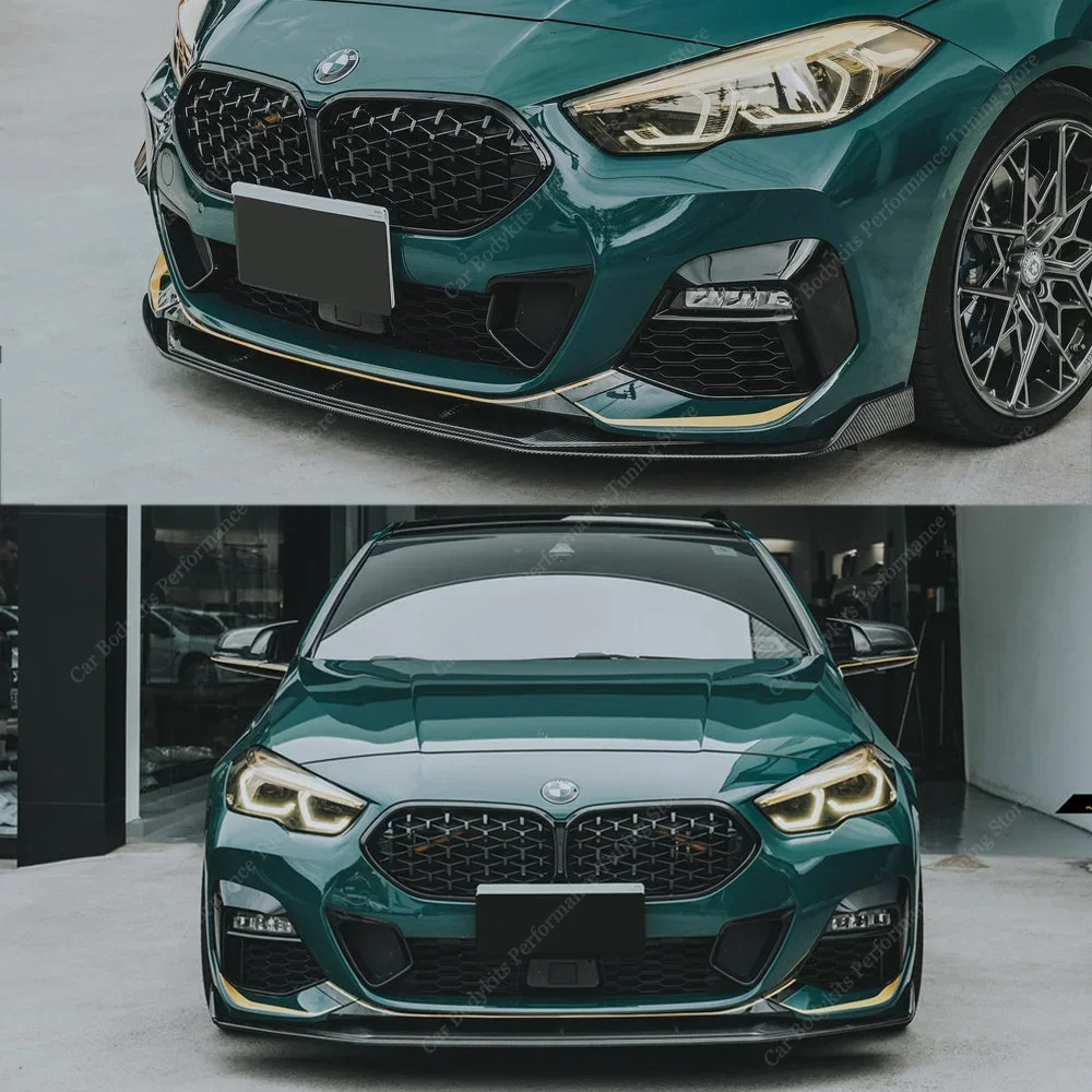 For-Bmw-F44-Front-Bumper-Splitter-Lip-Spoiler-Diffuser-2-Series-4-Door ...