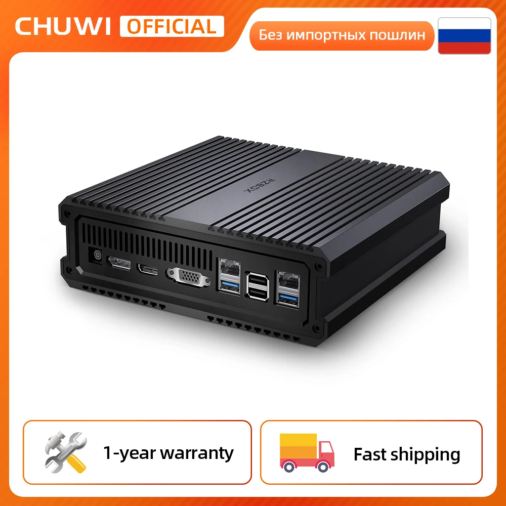 CHUWI RZBOX 16GB 512GB 미니 데스크탑, AMD Ryzen 7 5800H 8 코어 16 스레드 최대 4.4GHz AMD Radeon 그래픽 Windows ...