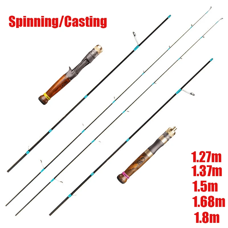 Ultra Light Fishing Rod Carbon Fibei Spinning/casting Fishing Rods 3 ...