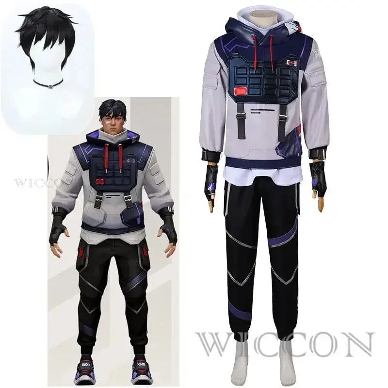 Nuevo 2026 ♥ Disfraz de Cosplay de Valorant ISO, Peluca, Sudadera con ...