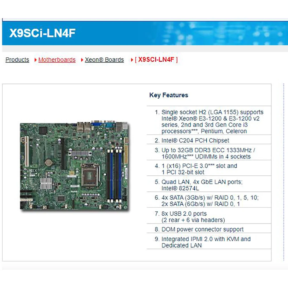 X12STH-LN4F For Supermicro Server Motherboard Xeon E-2300, 43% OFF