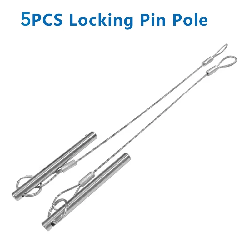 5 PCS Latch Inserted Pin for Carbon Fiber Rod Plug Fit all Surveying ...