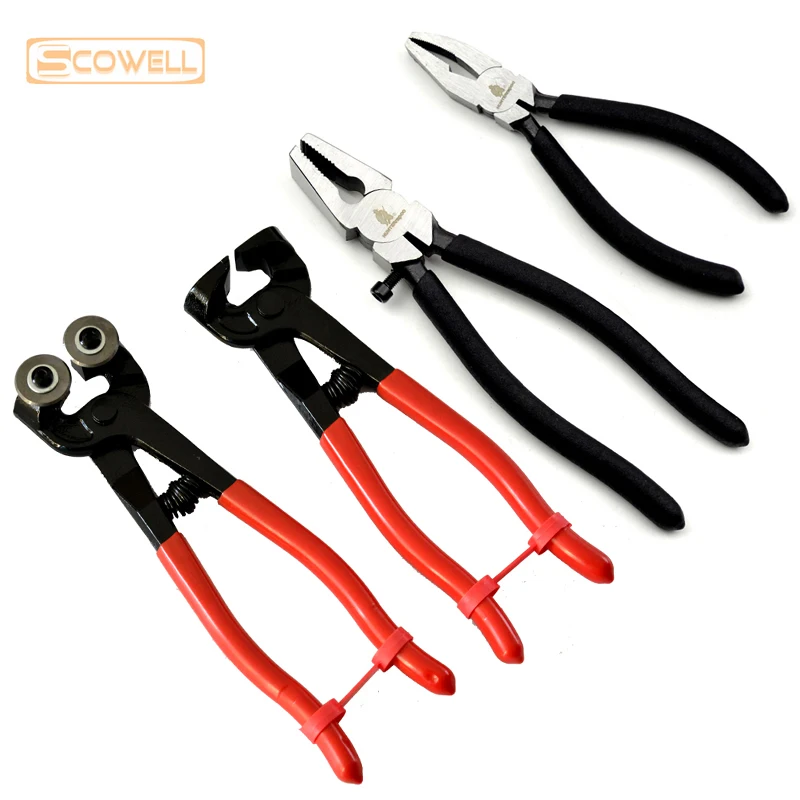 8" Inch Mosaic Tile Cutting Pliers Set Wheels Blades Glass Mosaic ...