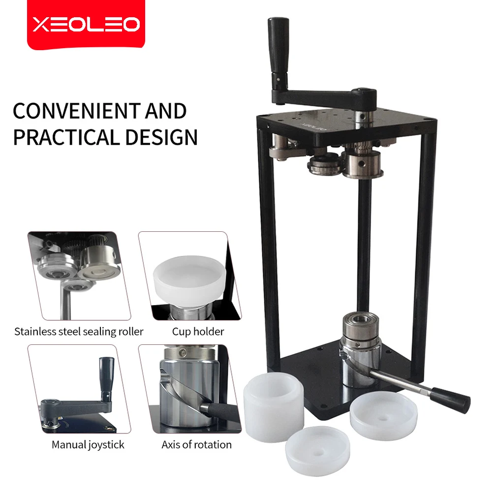 XEOLEO-Desktop-Manual-Rotary-Can-Seamer-55MM-PET-Plastic-Aluminum-Tin ...