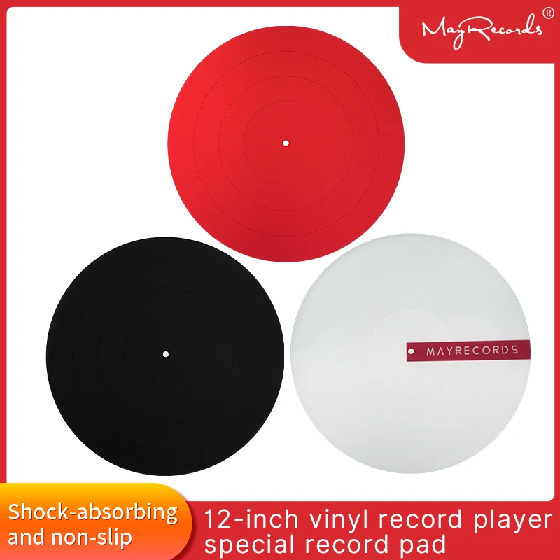 12-Anti-vibration-Silicone-Pad-Rubber-LP-Vinyl-Record-Slip-Mat-for ...