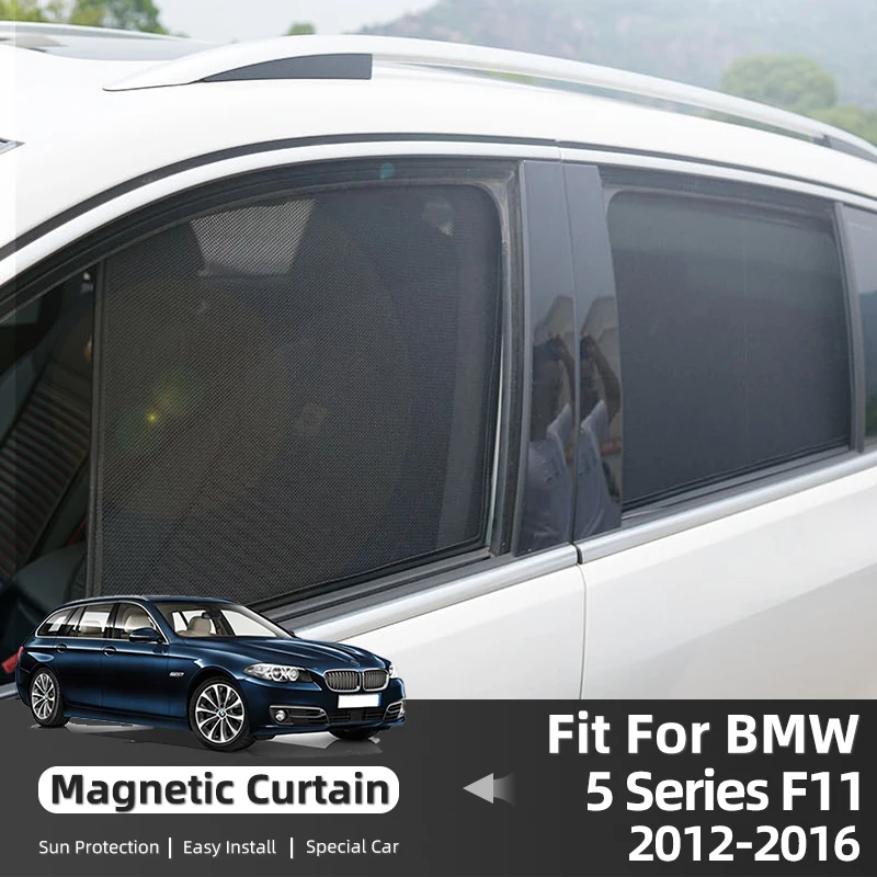 For Bmw 5 Series Touring F11 2012-2016 Rear Side Window Sun Shade Car ...