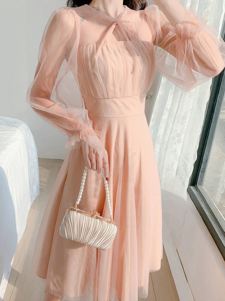 Woman-Dress-Soft-Pink-Dresses-for-Women-Party-Holiday-Prom-Beach ...