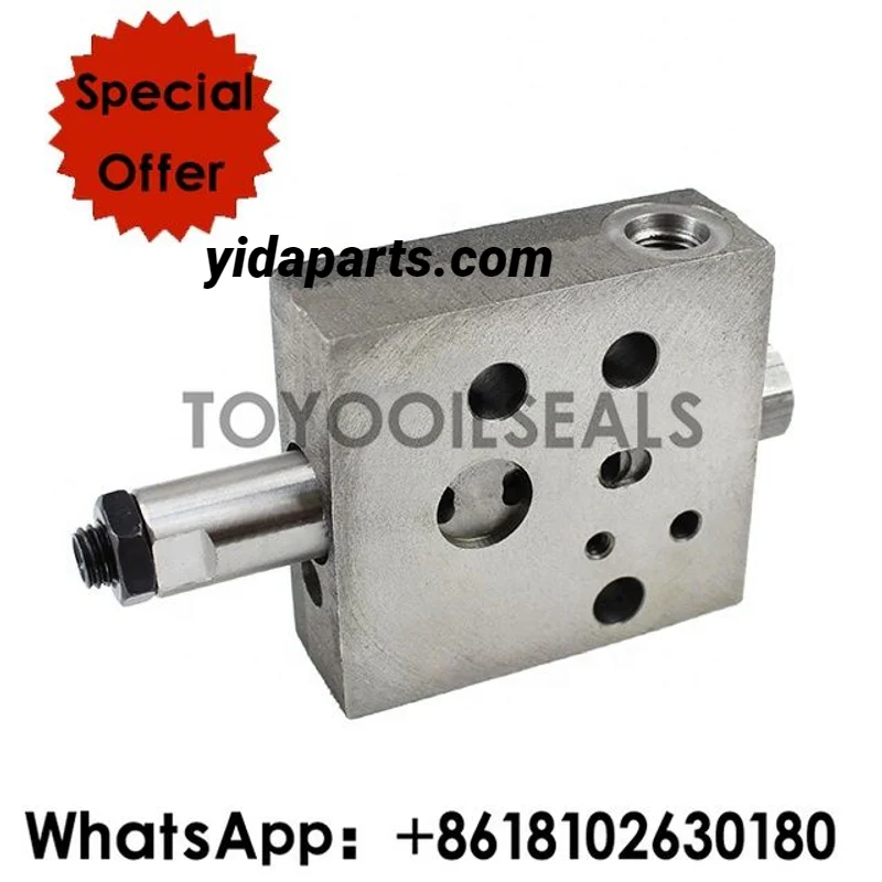 Hydraulic parts PC160-7 standby valve for komatsu excavator relief valve