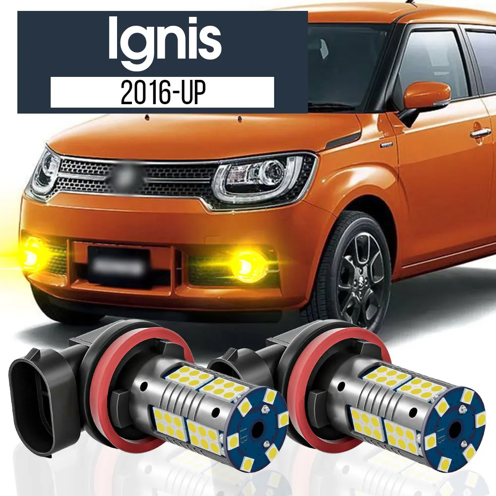 2pcs-LED-Fog-Light-Lamp-Blub-Canbus-Accessories-For-Suzuki-Ignis-2016 ...