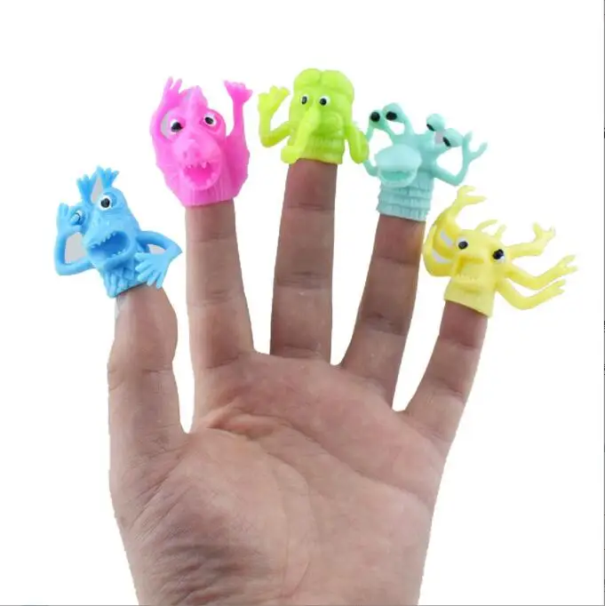 puppet alien MONSTER FINGER PUPPETS MONSTERS TOYS BIRTHDAY PARTY BAG ...