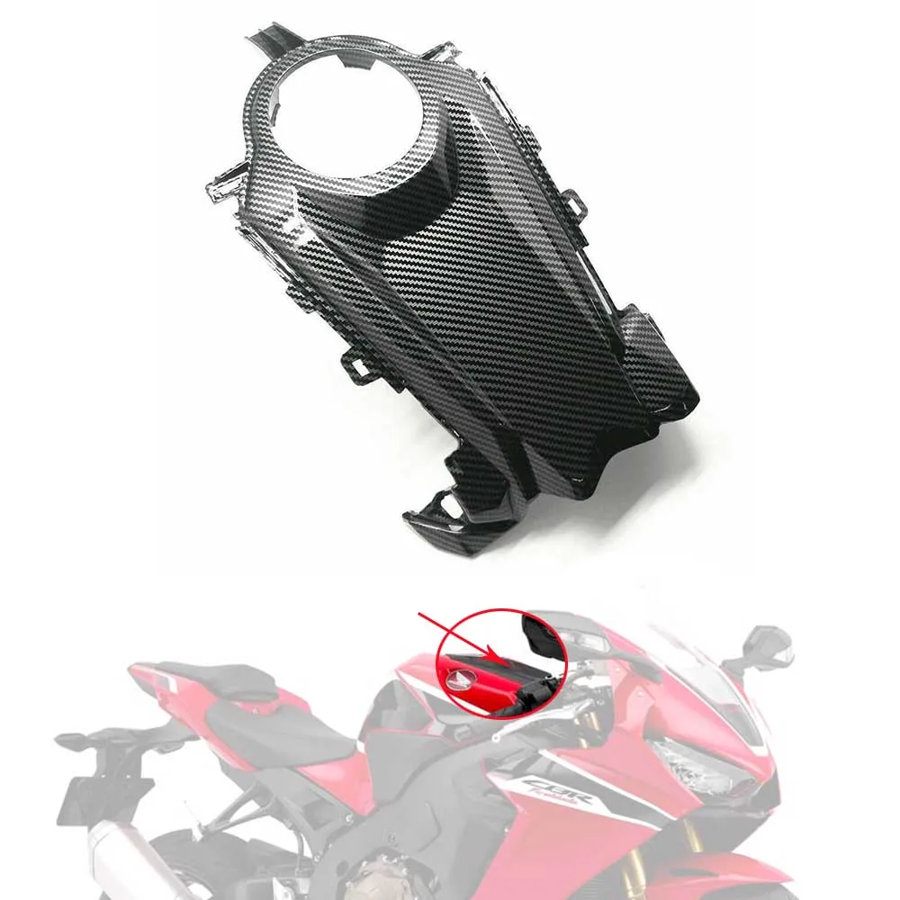 Motorcycle Oil Fuel Gas Tank Top Center Cover Guard Protector Carbon ...