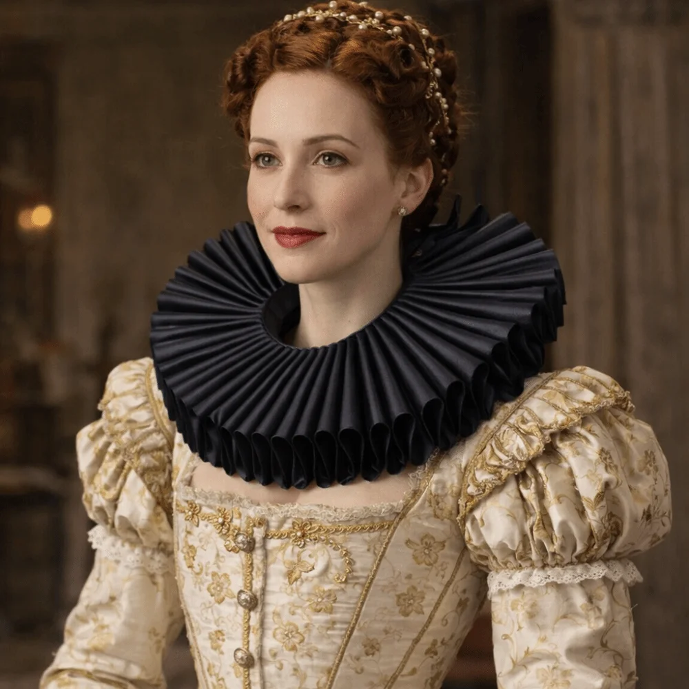 Chic Detachable Shakespeare Neck Ruffled Collar Elegant Opera ...