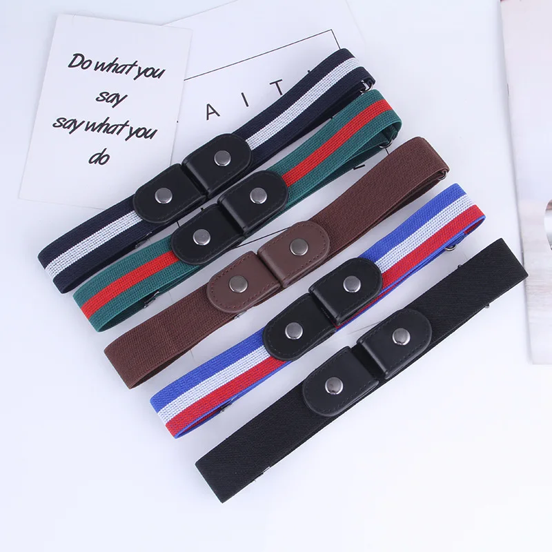 Buckleless Invisible Belt Fashion Comfortable No Mark Sports Elastic ...
