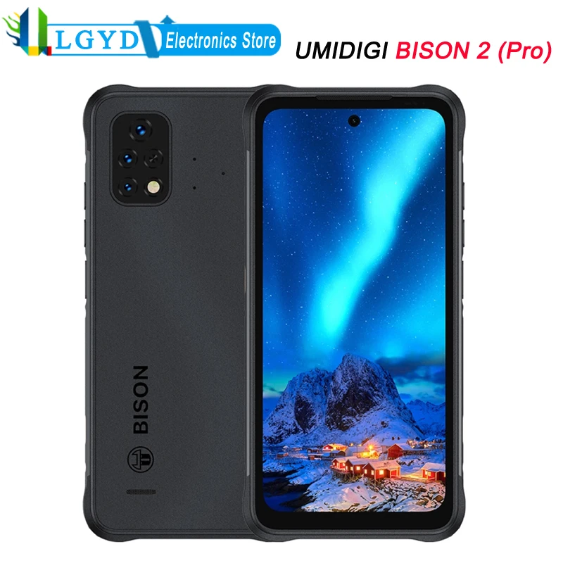 UMIDIGI BISON 2 Rugged Phone Global 4G LTE 6GB+128GB /8GB+256GB 6.5 ...