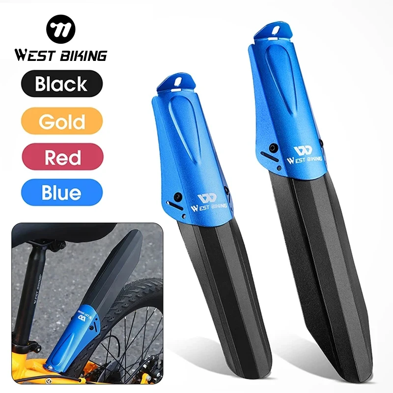 WEST-BIKING-Bike-Mudguard-Wings-Aluminum-Alloy-Mud-Splashing-Prevention ...