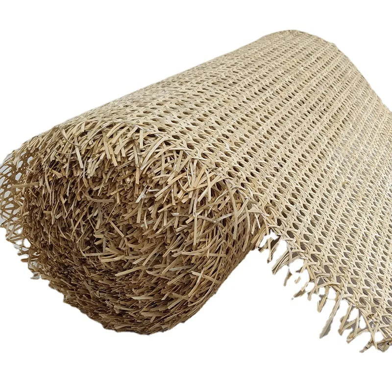 Natural Octagonal Plastic Rattan Mat Cut Handicraft Raw Materials for ...