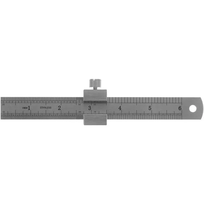 Ruler-Woodworking-Tools-Steel-Stainless-Measuring-Metal-Pocket ...
