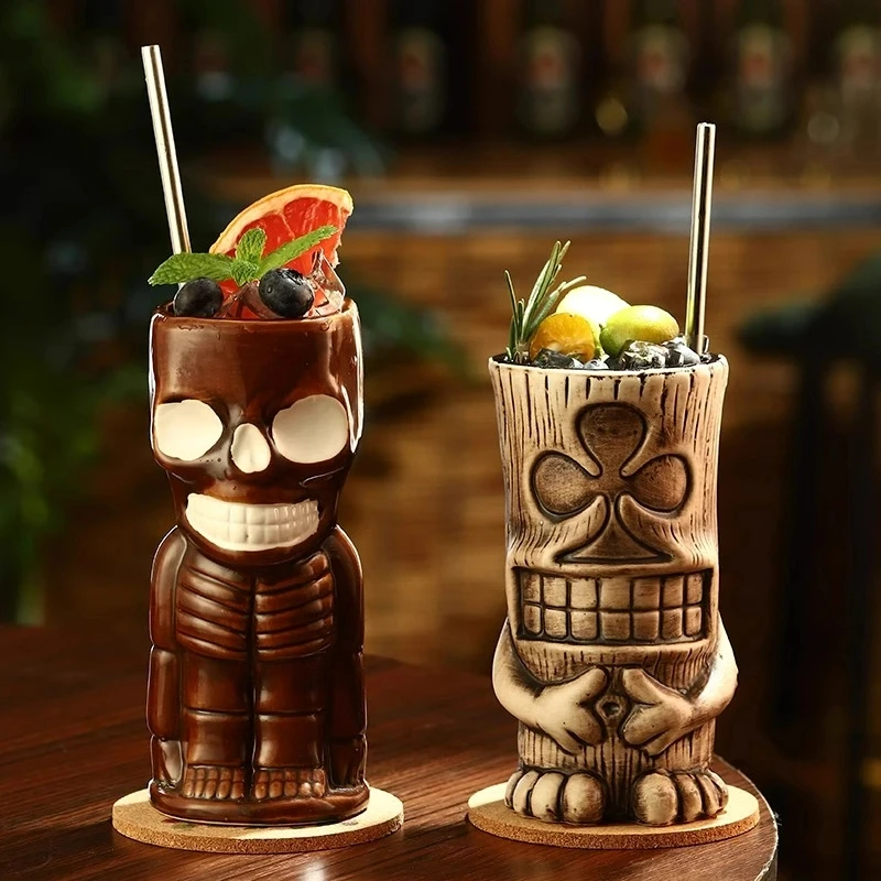 Creative-Ceramic-Tiki-Mug-Personalized-Tiki-Mugs-Skull-Mug-Hawaiian ...
