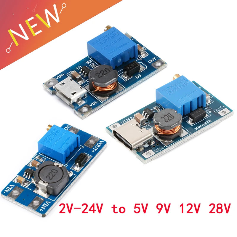 M-dulo-de-impulso-ajust-vel-para-carro-Power-Bank-Booster-Board-Step-Up ...