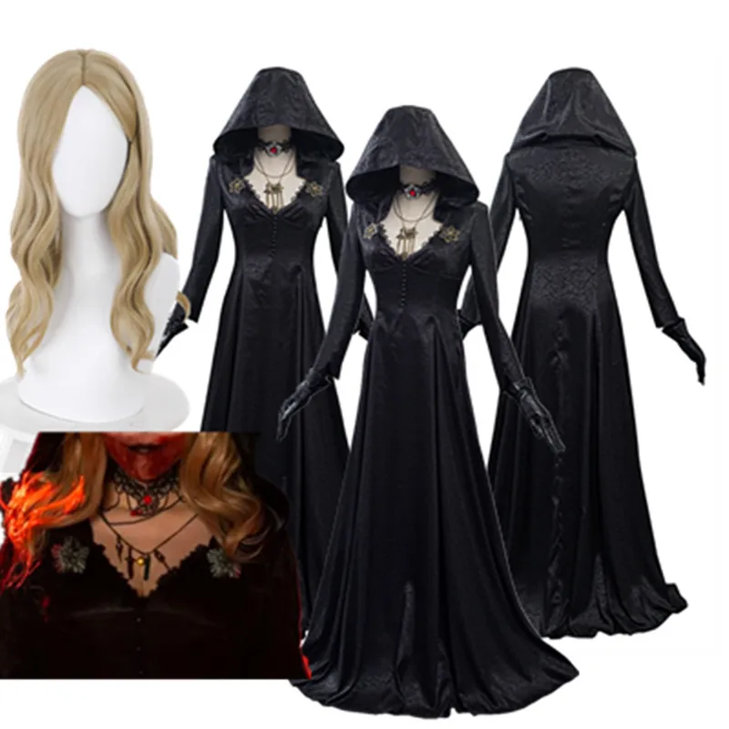 Biohazard-Vampire-Lady-Cosplay-Resident-4-Bela-Wig-Fantasy-Costume ...