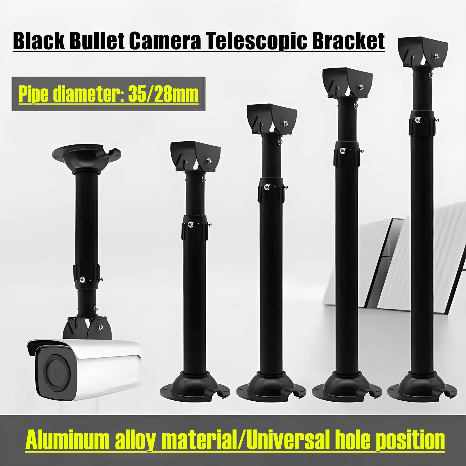 Surveillance-Security-Bullet-CCTV-Camera-Ceiling-Mount-Bracket-Upright ...