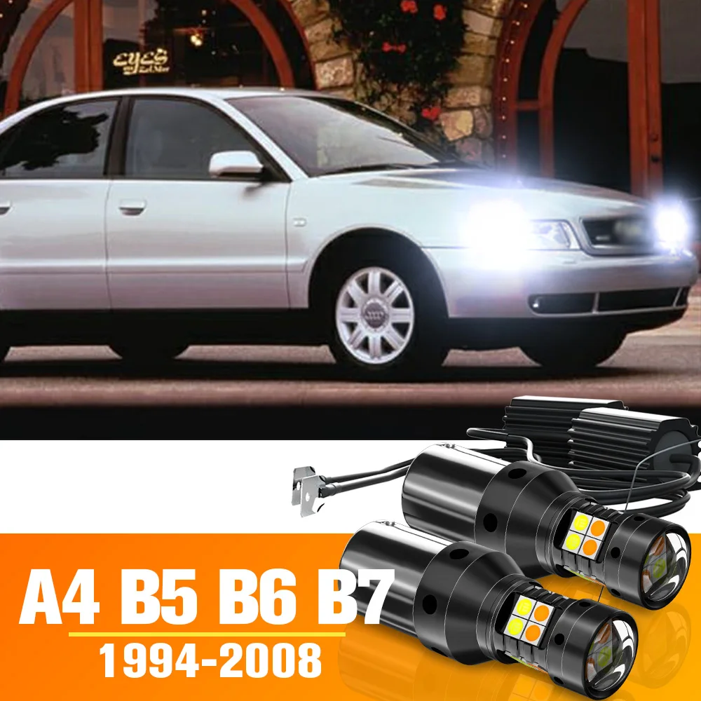 2x-Dual-Mode-LED-Turn-Signal-Daytime-Running-Light-DRL-Accessories-For ...