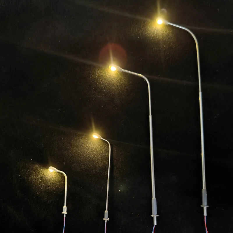 Clearance 10pcs 1:64-200 scale Model street light 3V Street Lamp ...