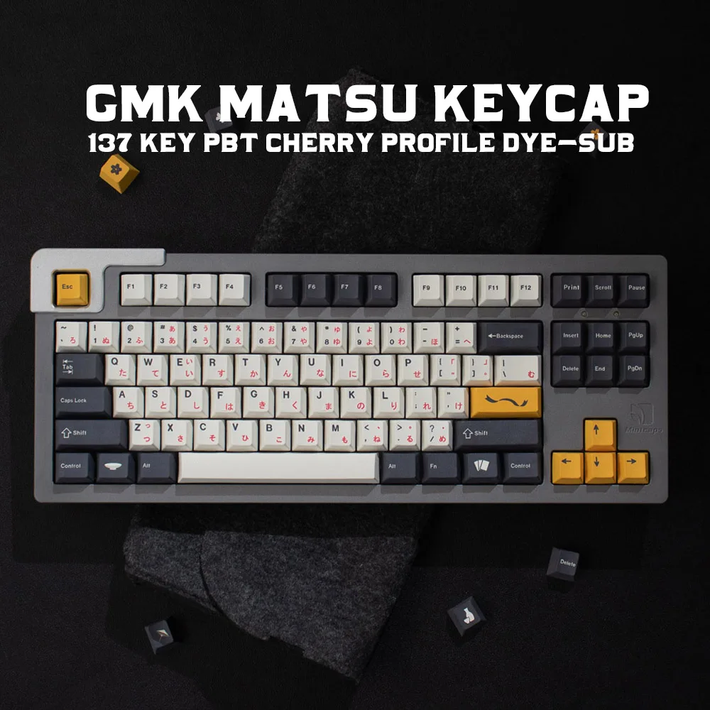 GMK-Matsu-Large-Set-Cherry-Profile-DYE-SUB-PBT-Keycap-Japanese-English ...