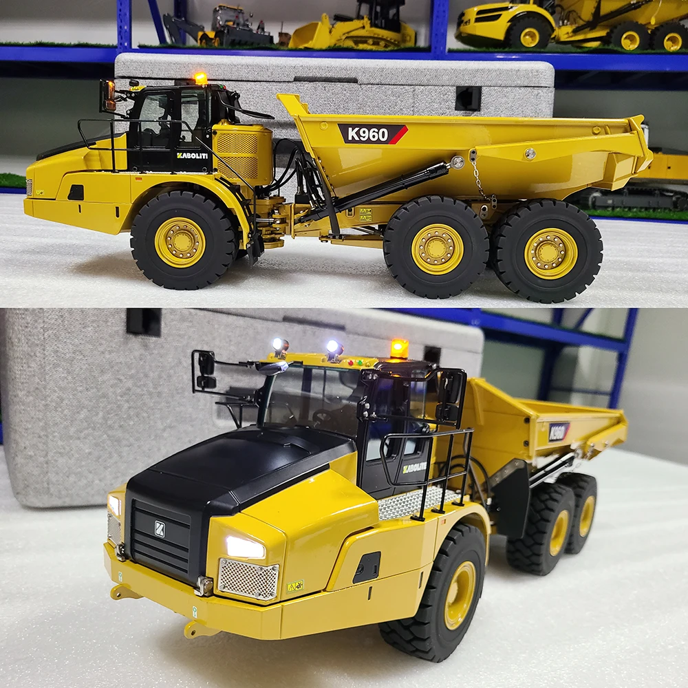 KBOLITE-K960-1-18-RC-Hydraulic-Articulated-Truck-Metal-Bulldozer-Model-New-Boy-Remote-Control ...