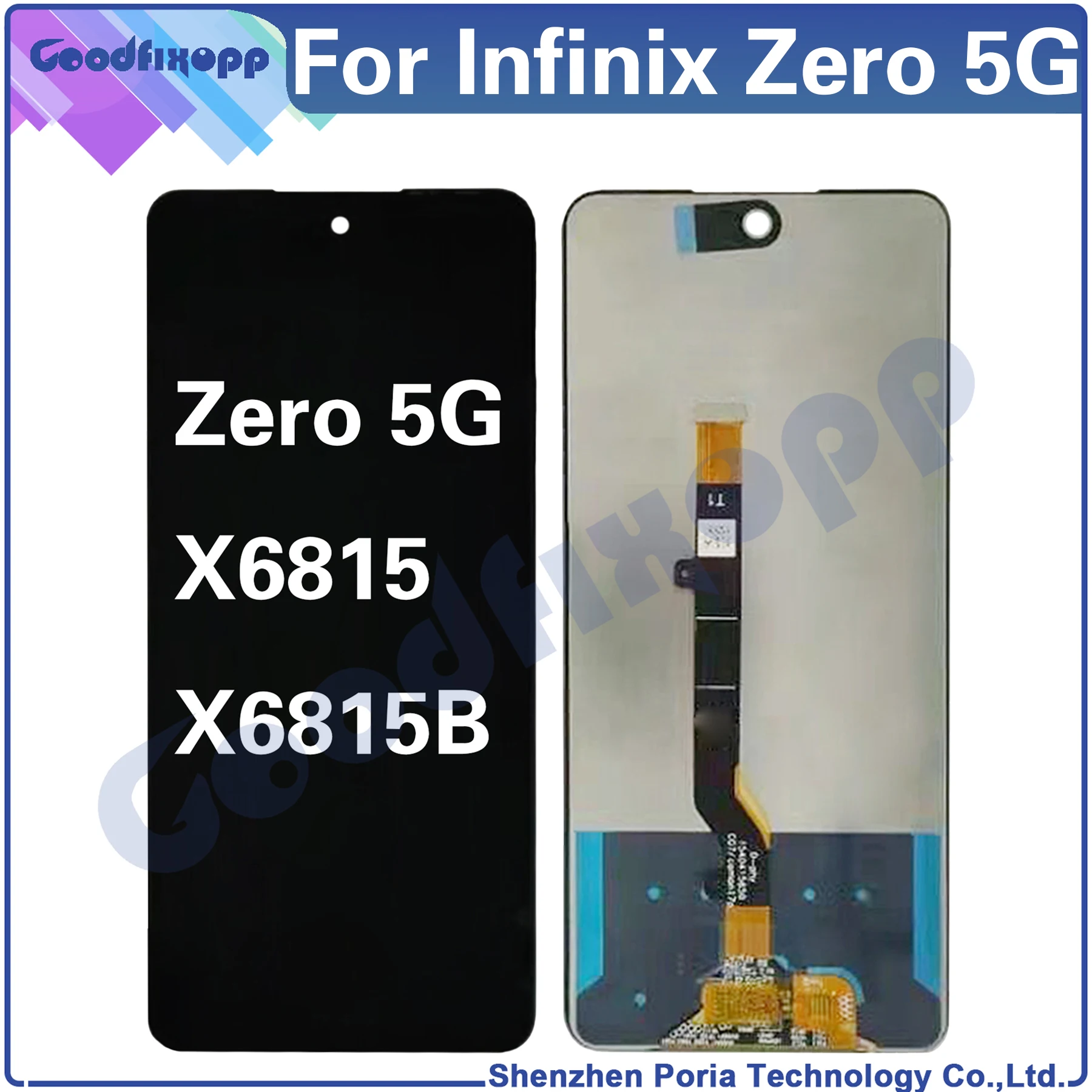 For Infinix Zero 5G X6815 X6815B LCD Display Touch Screen Digitizer ...
