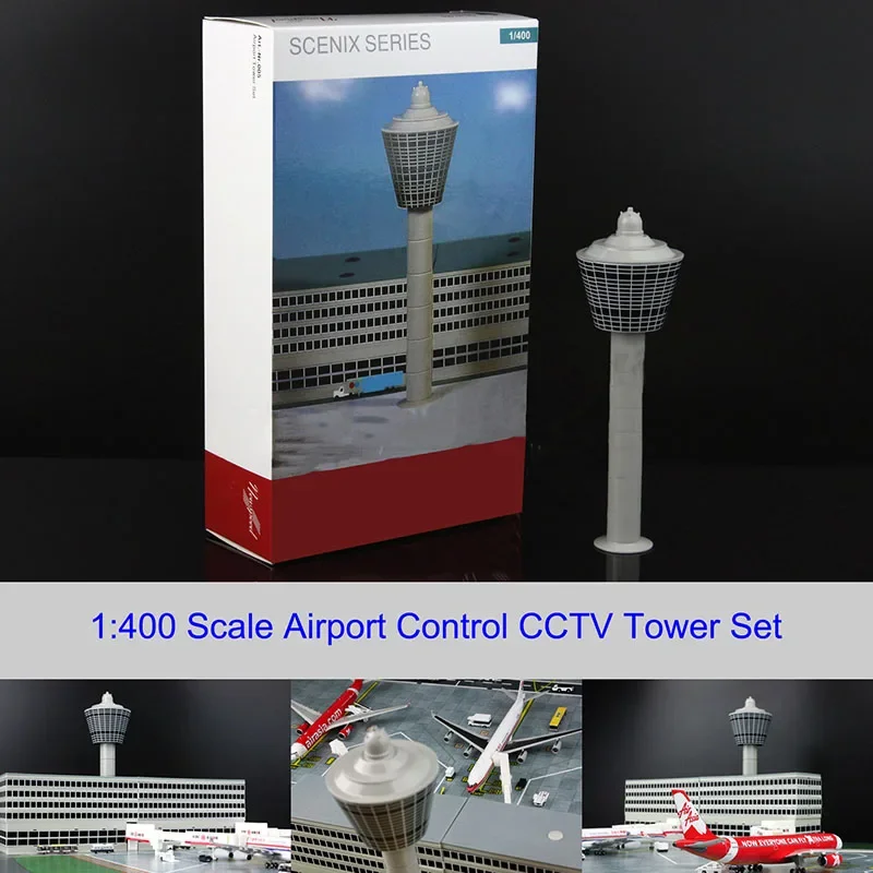 1:400 Airport Passenger Airport control CCTV tower set model for ...