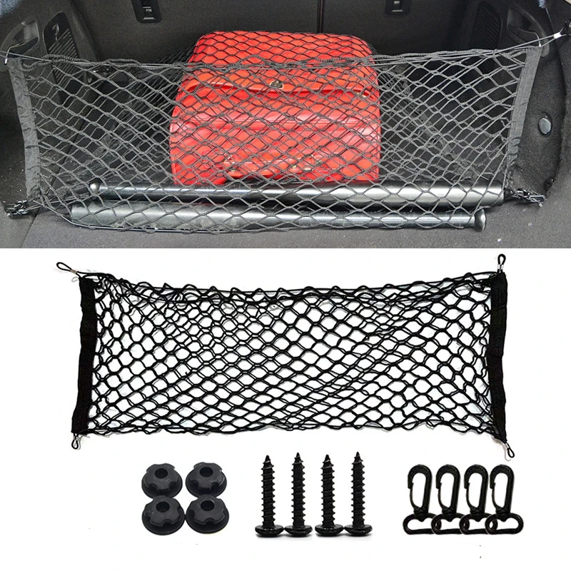 Universal Car Trunk Net Elastic Luggage Net Cargo Organizer Storage ...