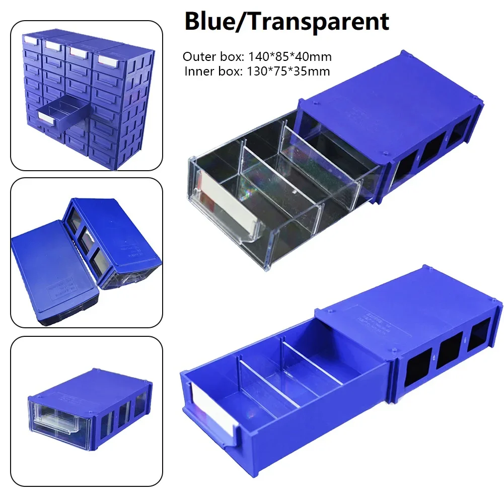 1-2PCS-Component-Box-Stackable-Plastic-Drawer-Type-Storage-Boxes ...