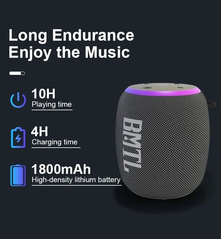 BMTL-Compact-Bluetooth-Speaker-360-Stereo-Sound-Field-Shocking-Bass-15W ...
