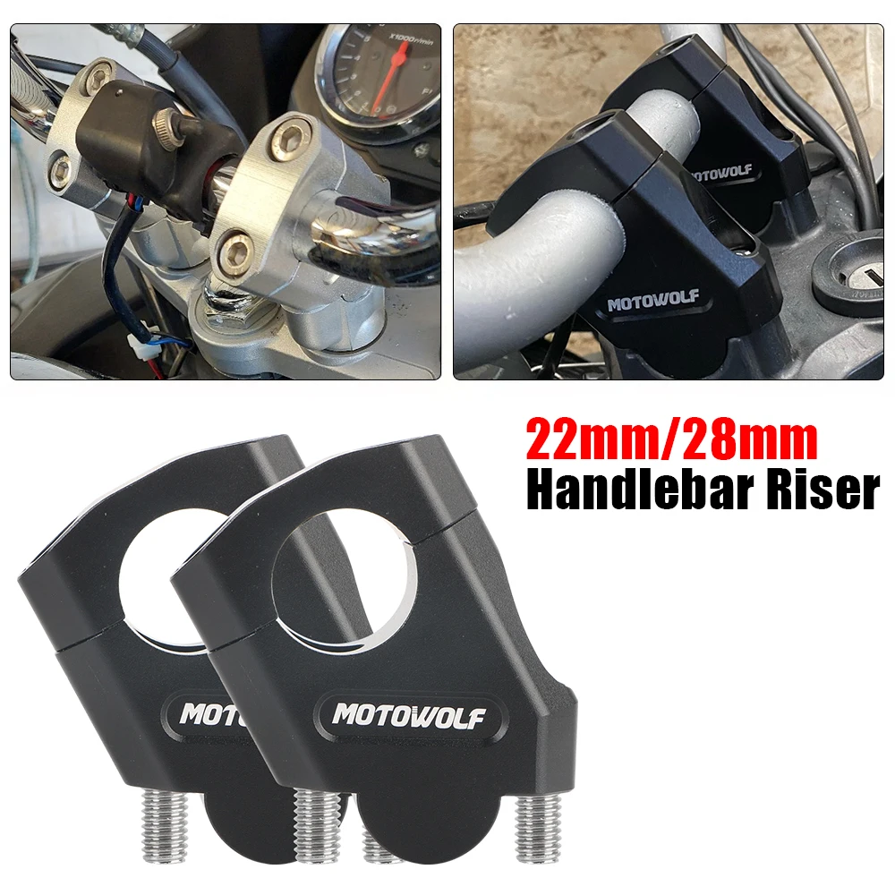 22mm 28mm Motorcycle Handlebar Riser For Yamaha For BMW Universal ...