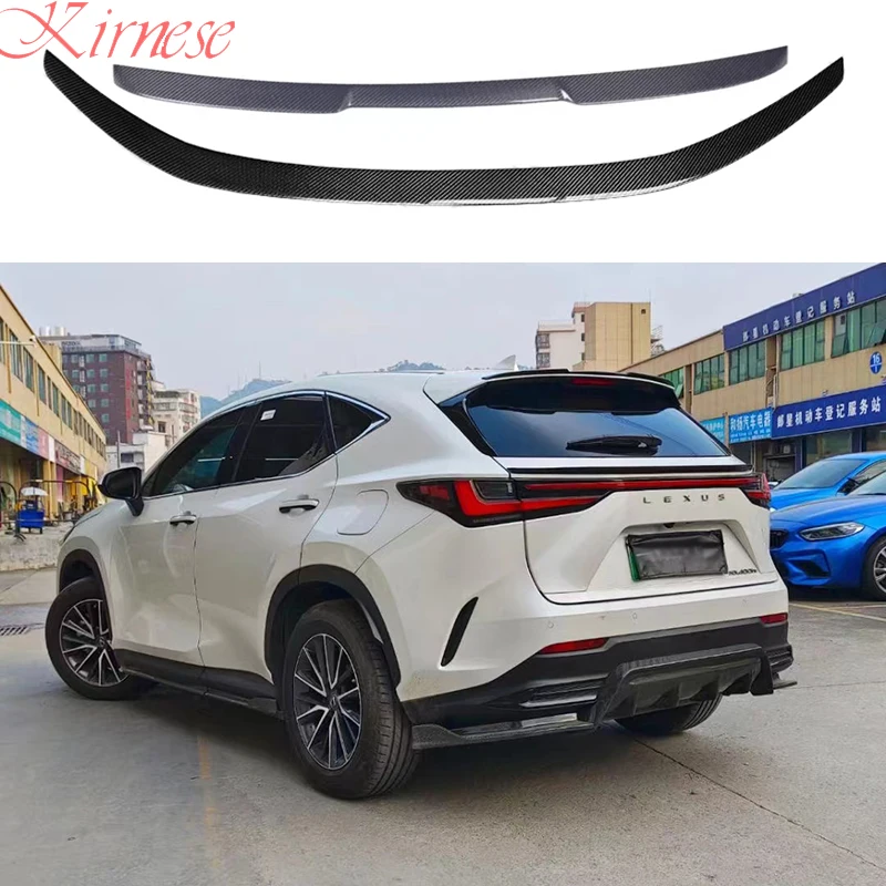 Carbon-fiber-CAR-REAR-WING-TRUNK-LIP-SPOILER-FOR-LEXUS-NX-NX200-NX200t ...