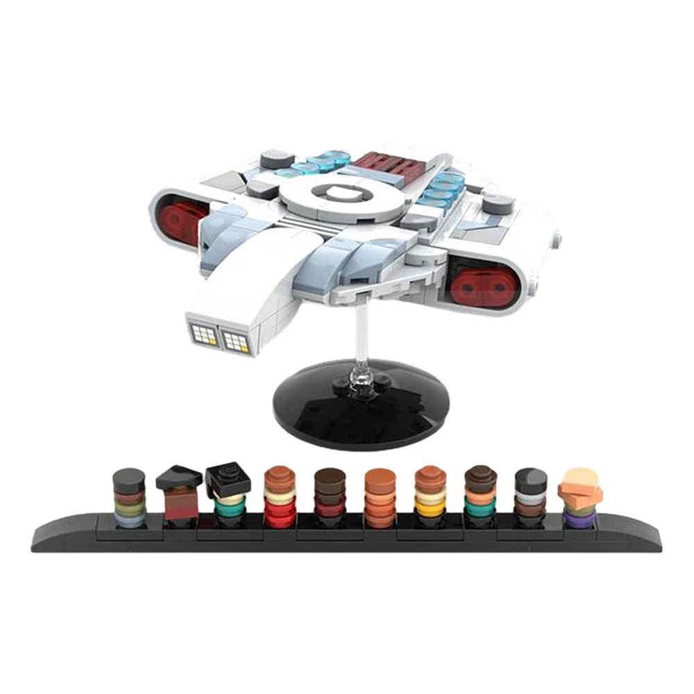 Moc Space Trek DS9 USS Defiant Model Building Blocks NX-74205 Warship ...